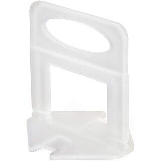 400 Pack Tile Leveling Clips Reusable Leveling Spacer Clips (White, 1/ ...