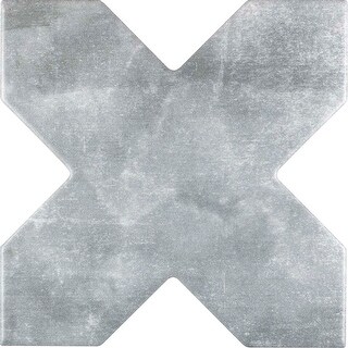 Apollo tile 5" x 5" Siena Matte Light Grey Ceramic Tile (5.37 sq ft ...