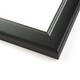 8x30 - 8 x 30 Contemporary Black Solid Wood Frame with UV Framer's ...
