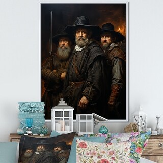 Designart "Masterpiece The Night Watch By Rembrandt III" Masterpiece ...