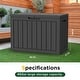 Outdoor Patio Storage Resin Lockable Deck Box - Bed Bath & Beyond ...