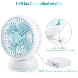 Mini Portable Usb Home Office Table Desktop Adjustable Cooling Fan Air ...
