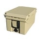 Khaki color ice cooler box 65QT camping ice chest beer box outdoor ...