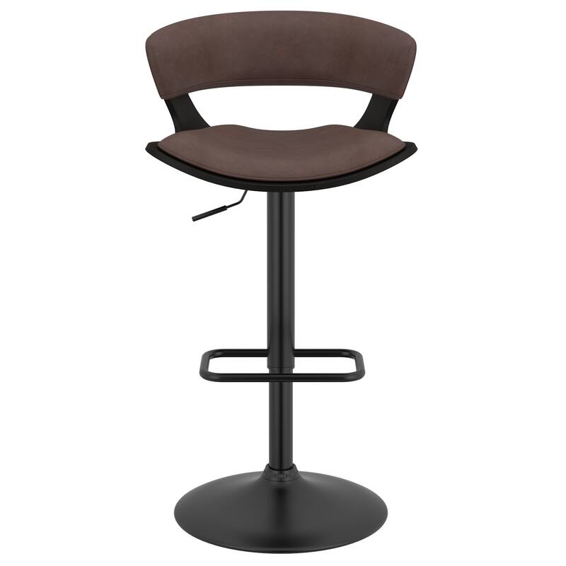 Mid Century Modern Adjustable Height Bar stool - Overstock - 34559311