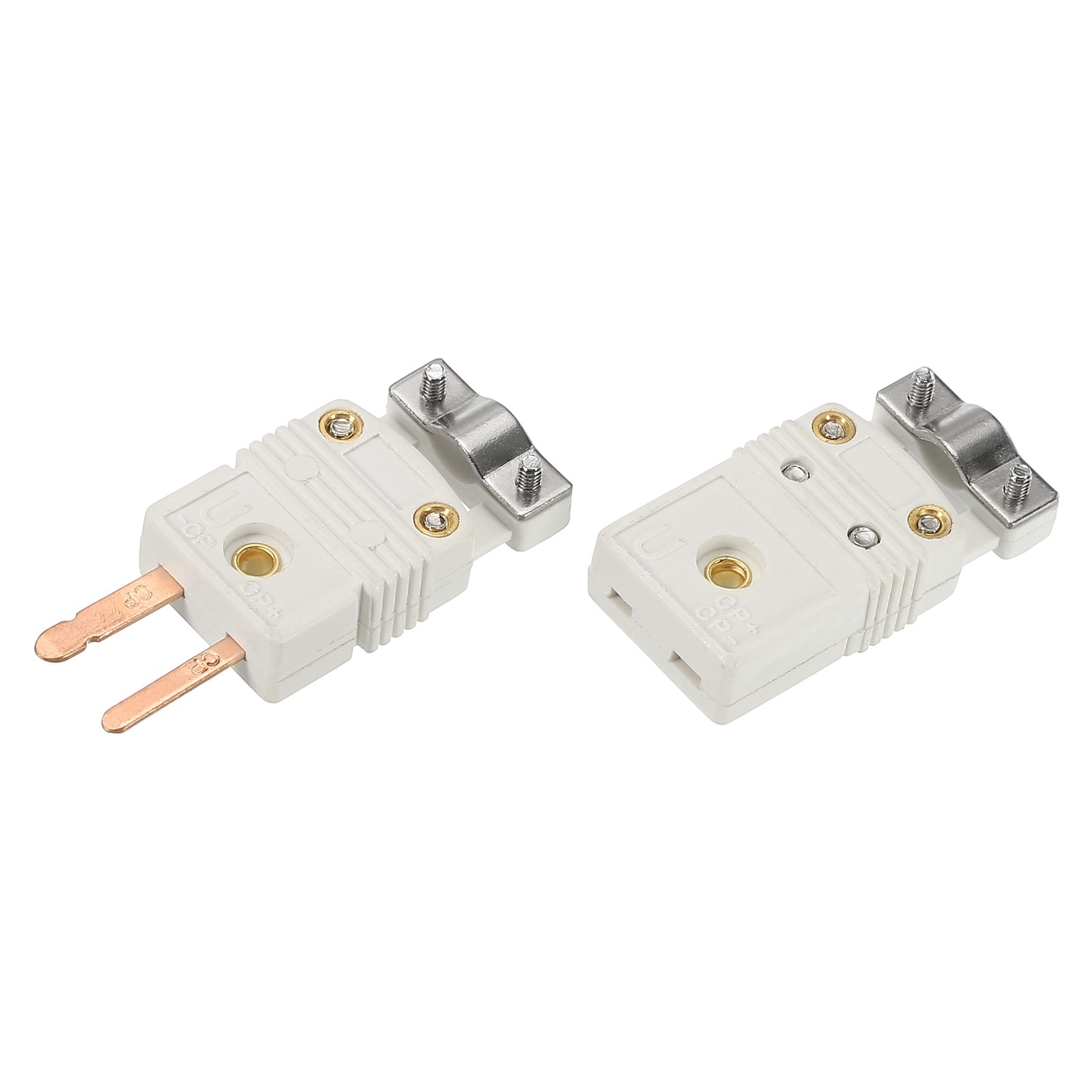 K Type Thermocouple Wire Connectors Female Plug Adapter with Fixing ...