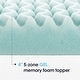 5 Zone Cooling Gel Memory Foam Mattress Topper Collection - Bed Bath ...