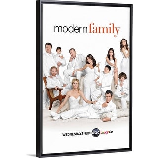 "Modern Family - TV Poster" Black Float Frame Canvas Art - Bed Bath ...