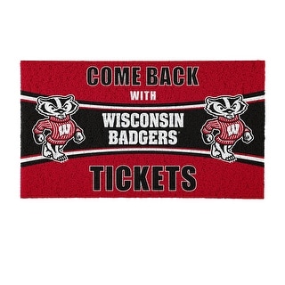 University of Wisconsin 28 in. x 16 in. PVC "Come Back With Tickets ...
