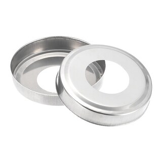 Round Escutcheon Plate 12pcs 201 Stainless Steel Pipe Cover for 30.5mm ...