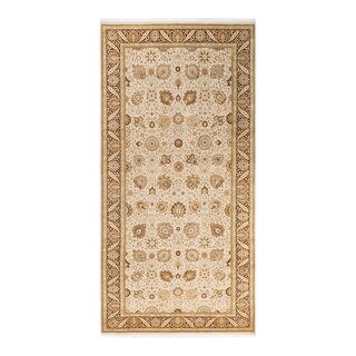 Overton Hand Knotted Wool Vintage Inspired Traditional Mogul Ivory ...