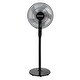 16 Inch Energy Efficient Adjustable Standing Fan - 12 Speed Settings ...