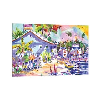 iCanvas "Tropical Tides" by Ellen Negley Canvas Print - Bed Bath ...