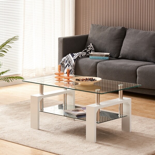 Steel & glass tea table store