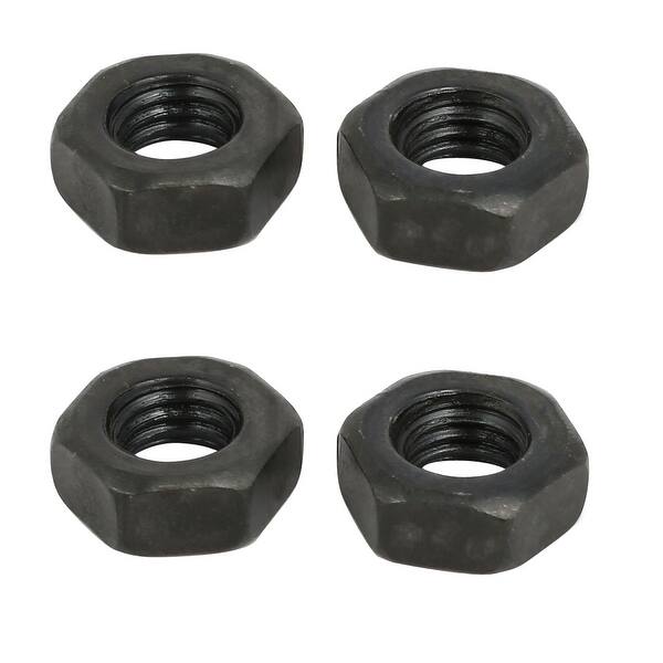 4 Pcs M8 Metal Hex Reverse Nut Fastener Black for Screws Bolts - Bed ...