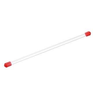 Clear Rigid Tube Plastic Tubing with Red Cap 5mmx6mm/0.2"x0.23", 1 Set ...