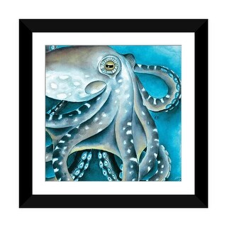iCanvas "Blue Beige Octopus Tentacles Watercolor" by Seven Sirens ...