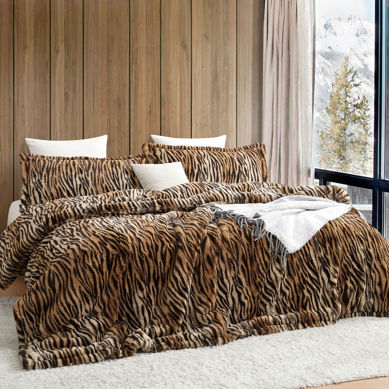 Oversized King Faux Fur Comforters and Sets - Bed Bath & Beyond