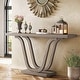 Farmhouse Console Table, 55 Inch Wood Sofa Table Entryway Table - Bed ...