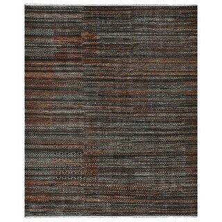 Legacy Eustace Transitional Geometric Hand-Knotted Area Rug - Bed Bath ...