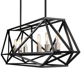 Globe Electric Sansa 6 Light 36" Wide Linear Chandelier - Bed Bath ...