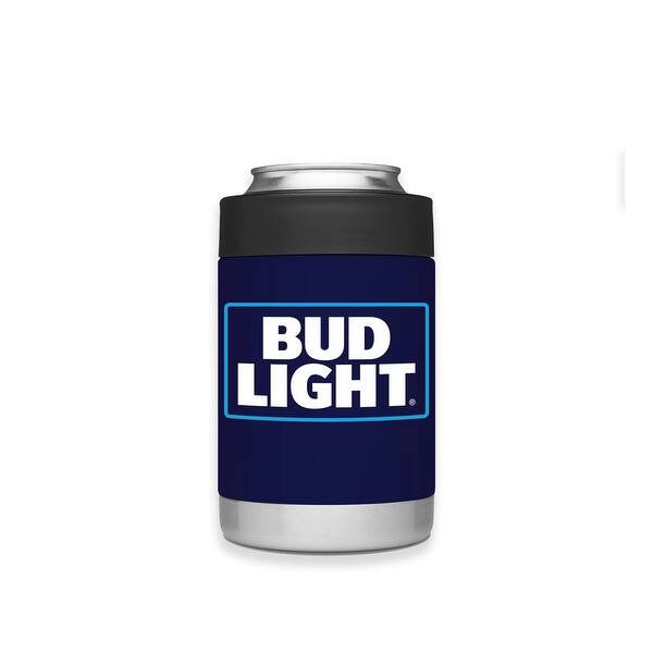 Bud Light Stainless-Steel Insulated Beverage holder - Blue - Bed Bath ...