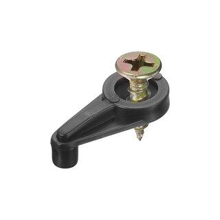 Glass Retainer Clips Kit, Cabinet Glass Door Clips Holder with Screws ...