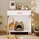 Three In One Cat Furniture Litter Box Enclosure Cat Scratcher Cat House ...