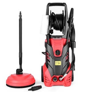 2 GPM 2000 W 3000 PSI Electric High Pressure Washer-Red - 11''L x 11''W ...