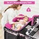 4-in-1 Convertible Portable Baby Playard Newborn Napper with Music and ...