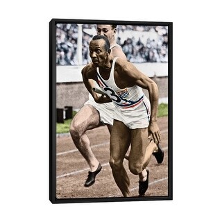 iCanvas "Jesse Owens (1913-1980)" by Granger Framed Canvas Print - Bed ...