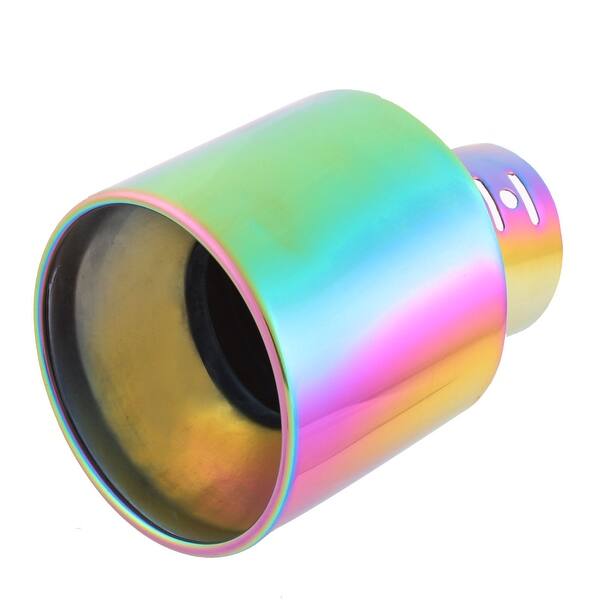 Unique Bargains Tail Pipes Cool Colorful Stainless Steel Exhaust Pipe ...
