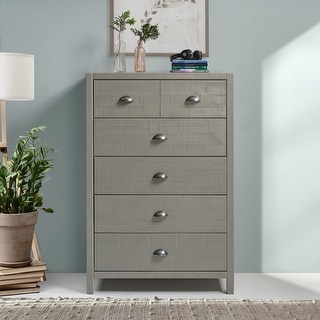 Hampton Five Drawer Chest - Dritfwood Finish - Bed Bath & Beyond - 37217449
