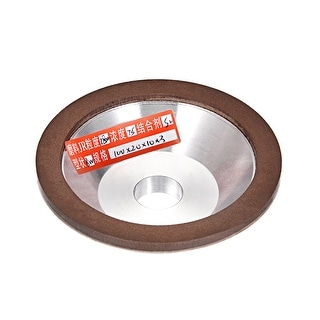 4-Inch Flaring Cup Diamond Grinding Wheels Resin Bonded 180 Grits 75% ...