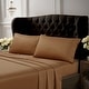 Egyptian Cotton 500 Thread Count Extra Deep Pocket Solid Bed Sheet Set ...
