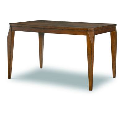 Highland Saddle Brown Fixed Top Pub Table - 36Hx40Wx60D - Overstock ...
