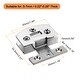 90 Degree Glass Hinge for 5-7mm Zinc Alloy Cupboard Cabinet Hinge Glass ...