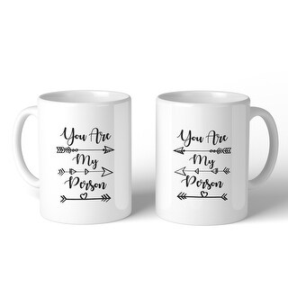 You Are My Person Cute Best Friend Matching Ceramic Coffee Mug Gift ...