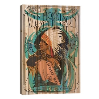 Van Morrison Print On Wood by Radio Days - Multi-Color - Bed Bath ...