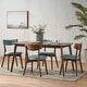 Alma Mid-Century 5-piece Wood Rectangle Dining Set by Christopher Knight Home - Bed Bath ...