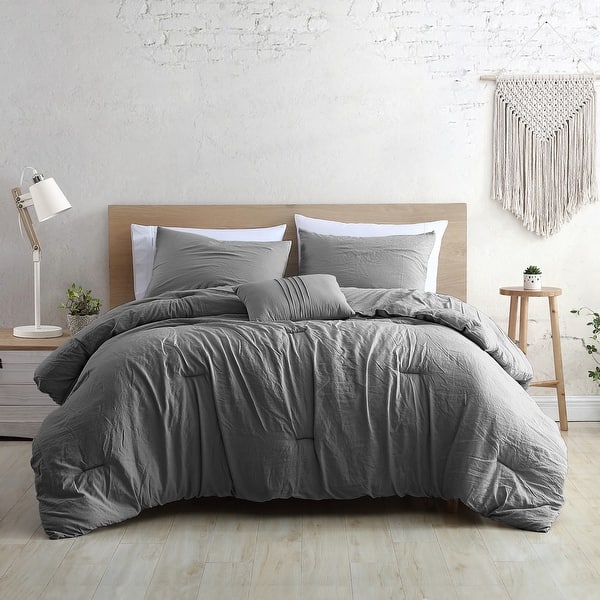 Modern Threads Braelyn 4-Piece Garment-Washed Comforter Set - On Sale ...