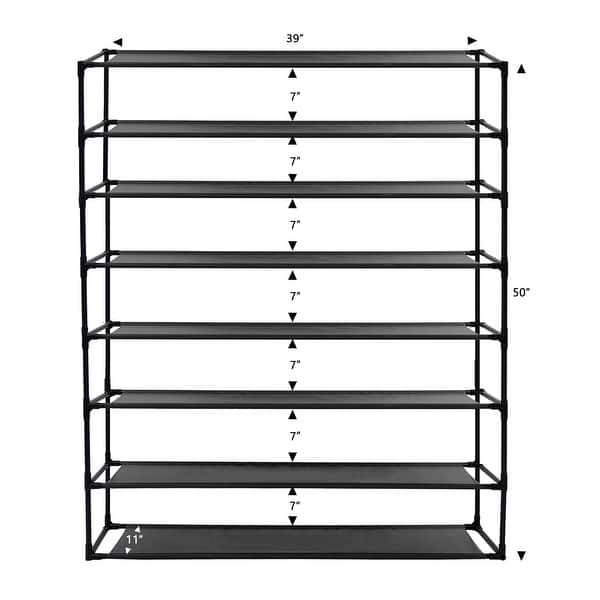 Modern Shoe Rack Organizer Tower for Small Spaces Black Waterproof ...