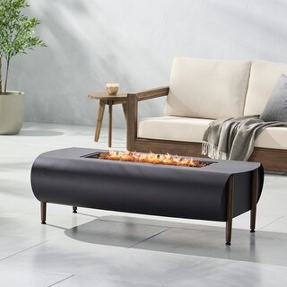 50Inch Patio Heaters,Outdoor Rectangular MgO Propane Fire Pit 50,000 ...