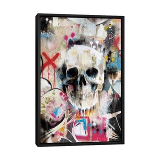 iCanvas "Skull" by Famous When Dead Framed Canvas Print - Bed Bath ...