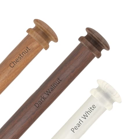 InStyleDesign Pellet 1 inch Faux Wood Curtain Rod - On Sale - Overstock ...