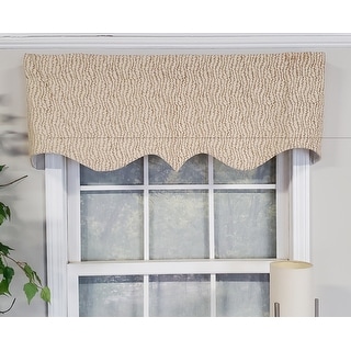 RLF Home Design Cascades Regal Window Valance - Bed Bath & Beyond ...