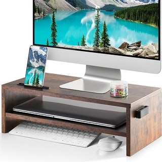 2 Tier Computer Monitor Stand - Bed Bath & Beyond - 40046627