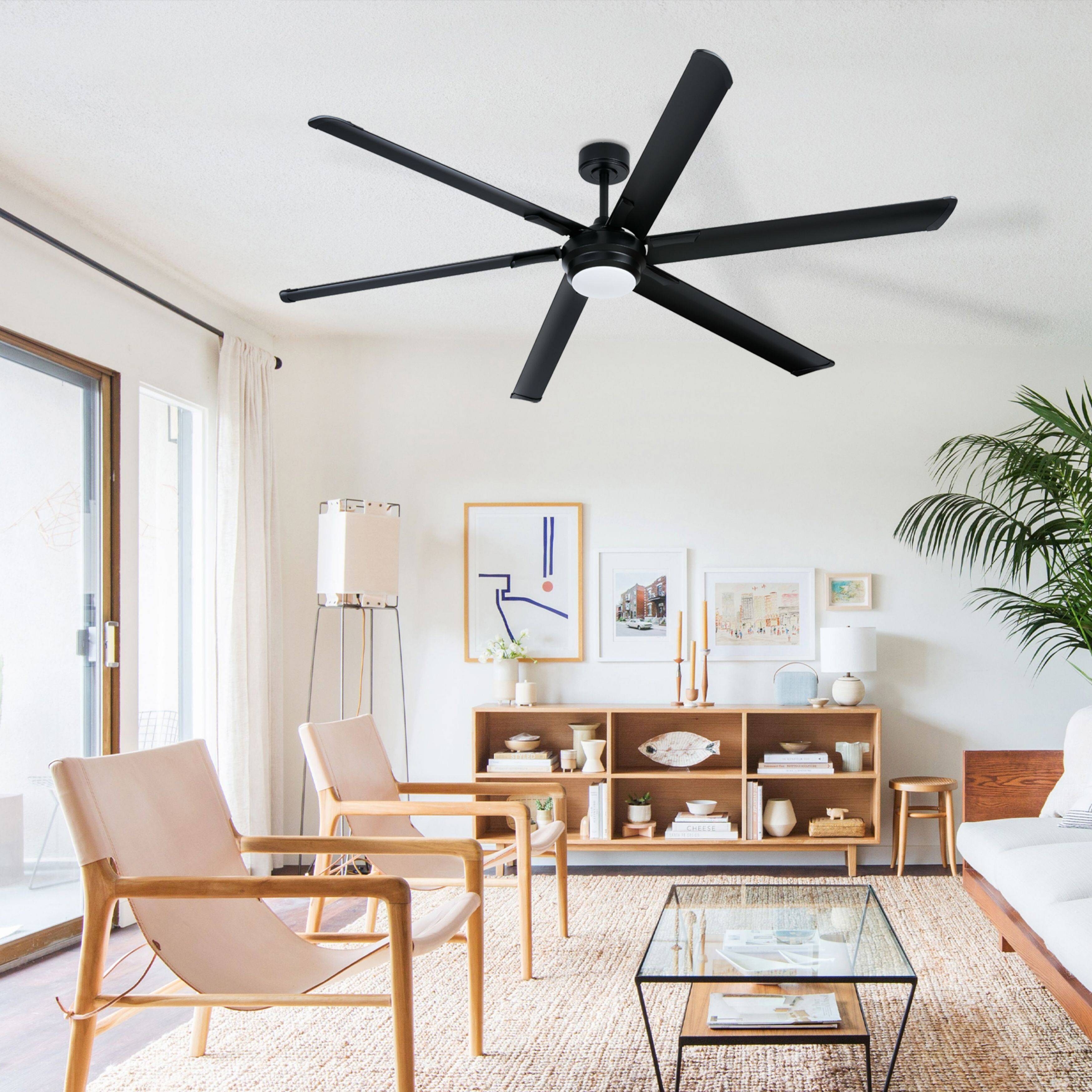 60 inch Modern Ceiling Fan With Light and Remote Control ,Reverse ...