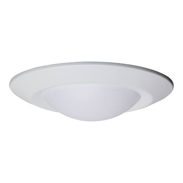 6 Inch LED Flush Mount Fixture Disk Light Round 10 Watt 3000K White ...