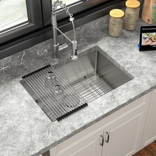 Undermount Stainless Steel Kitchen Sink 16 Gauge Kitchen Sink Basin ...