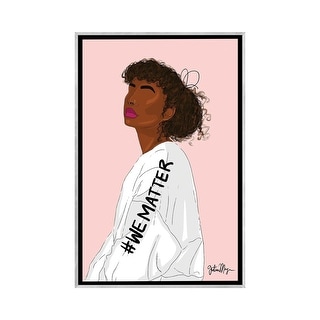 iCanvas "We Matter" by Winnie Weston Framed - Bed Bath & Beyond - 37708345
